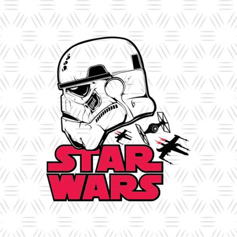 Star Wars Space Ship Stormtrooper Army Head Svg Inspire Uplift
