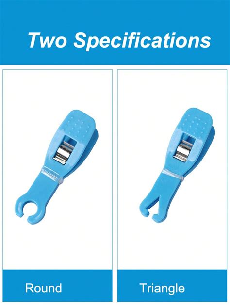 2pcs Mixed Plastic Puncture Tool With Elastic Band For Increase