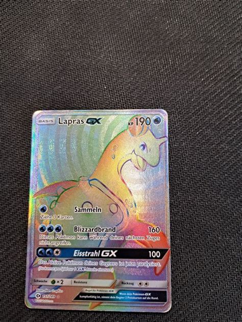Pokemon Lapras Gx Rainbow Kaufen Auf Ricardo