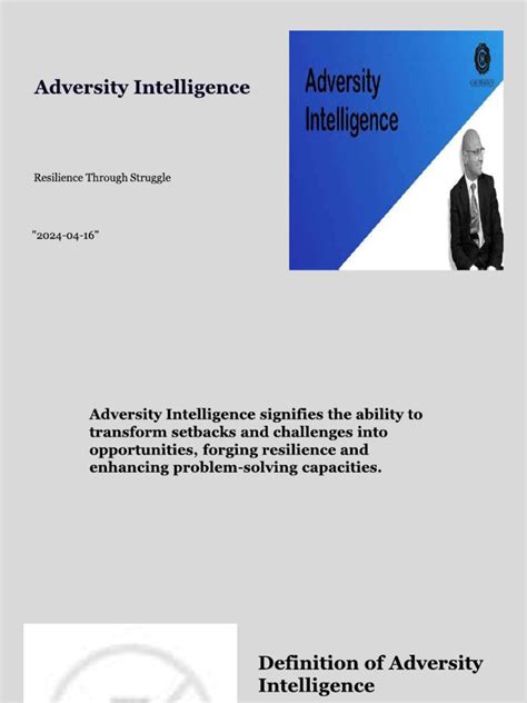 Adversity Intelligence Pdf