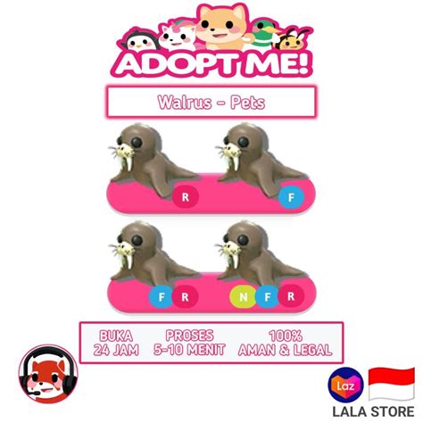 Adopt Me Walrus Roblox Lazada Indonesia