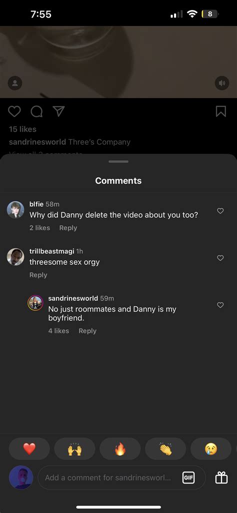Sandrine Saying Danny Is Her Boyfriend Rdannymullen
