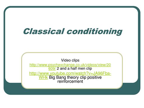 Classical Conditioning Quotes Quotesgram