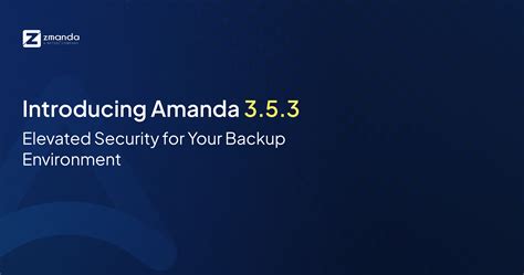 Amanda3 5 3 Archiv Zmanda