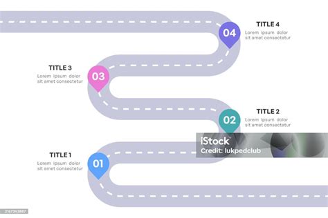 Comprehensive Roadmap Infographic Strategic Milestone Path With 4 Key