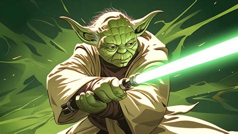 Yoda Lightsaber Battle Pc Wallpaper Download In Hd And 4k