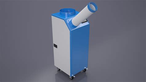 Industrial Portable Split Air Conditioner Mac 35 3d Model 39 Gltf Obj Ma Max