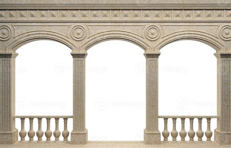 Marble Antique Wall Arcade Of The Ancient World Ancient Architecture Wall Pillar Arch Columns