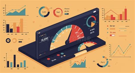 Two Digital Dashboards Display Various Data Visualizations On Screens