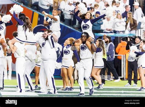 Miami Gardens Florida Usa 09th Jan 2025 Penn State Cheerleaders