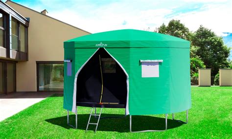 Tente De Camping Et Cabane Pour Trampoline 366 Cm De Jump4fun Groupon