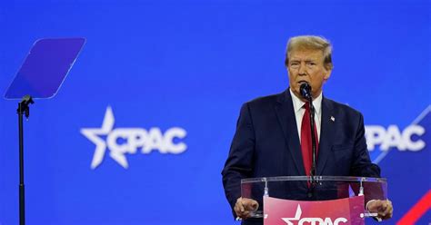 Donald Trump En La Cpac Foro Conservador Más Prestigioso De Los Eeuu
