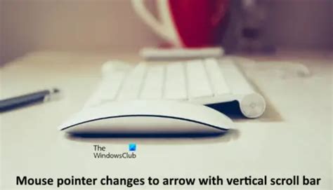 Mouse Pointer Keeps Changing To An Arrow With A Vertical Scroll Bar