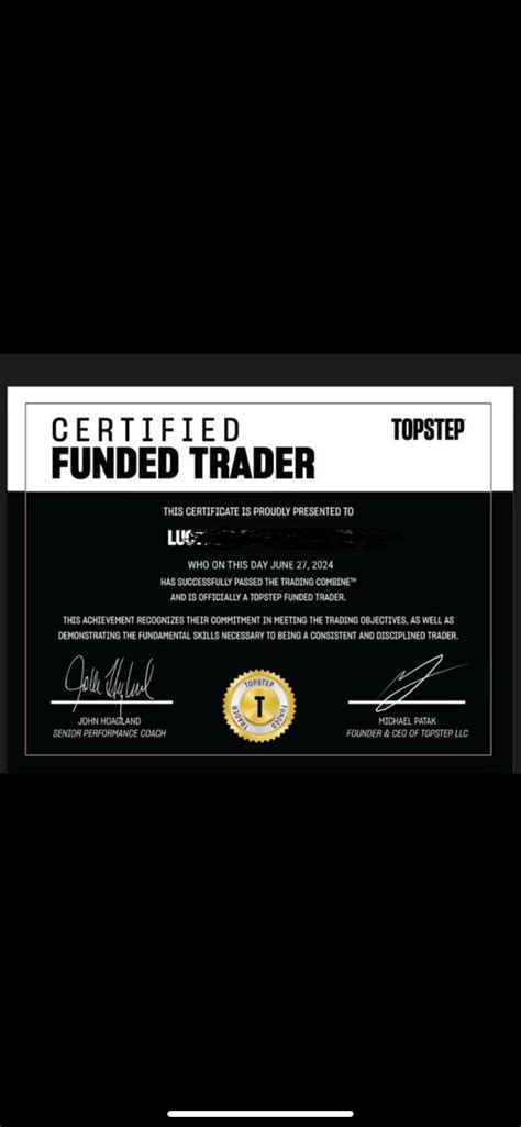 Passed Top Step Rforex