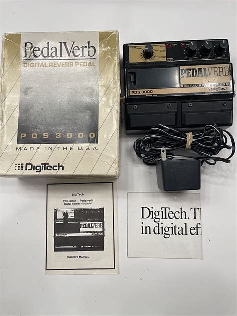 Digitech Dod Pds 3000 Pedalverb Digital Reverb Rare Vintage Reverb