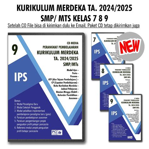 Jual Cd Perangkat Modul Ajar Kurikulum Merdeka Kumer Ips Kls 7 Kls
