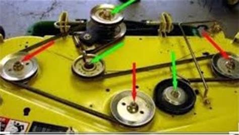 John Deere X580 54 Inch Mower Deck Belt Diagram