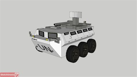 Anoa Pindad 6x6 Un Vehicle Type 3d Warehouse