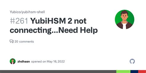yubihsm 2 not connecting need help · issue 261 · yubico yubihsm