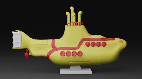 Beatles Yellow Submarine 3d