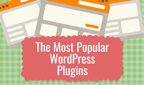 the most popular wordpress plugins infographic visualistan