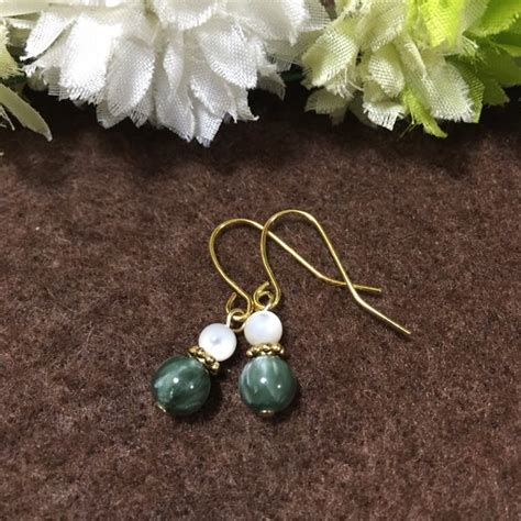 【大天使セラフィム、天使の羽】セラフィナイトと白蝶貝のピアス Flower Villages Gallery Minne 国内最大級のハンドメイド・手作り通販サイト