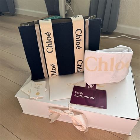 Chloe Bags Chloe Black And Cream Tote Bag Poshmark