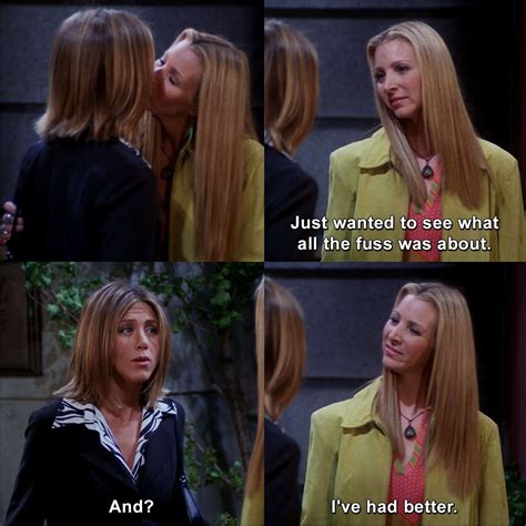 Friends The One With Rachels Big Kiss Phoebebuffay Rachelgreen