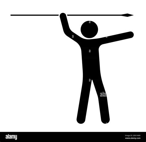 Soldier Holds Spear Stock Vector Images Alamy