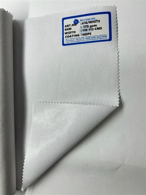 White Silverline Microdot Fusible Interlining At ₹ 108meter In Ahmedabad