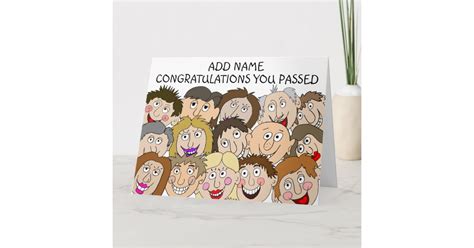 Congratulations You Passed From All Of Us Card Zazzle