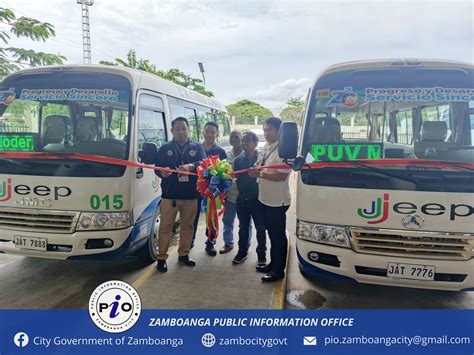 More Modern Puvs Ply Zambo City Government Of Zamboanga Facebook