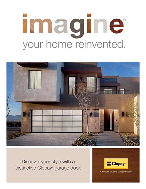 Clopay Corporation Catalogs The Imagine Brochure Arcat
