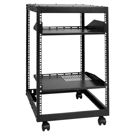Vevor 15u 4 Post Open Frame Server Rack Network Enclosure 23 40