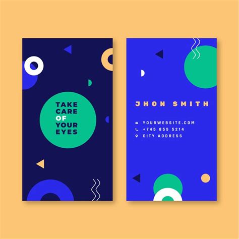 Free Vector Optometrist Template Design