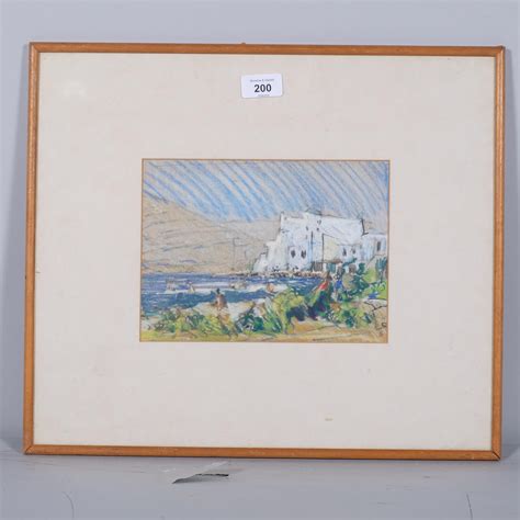 J Bailey Continental Harbour Scene Mutualart