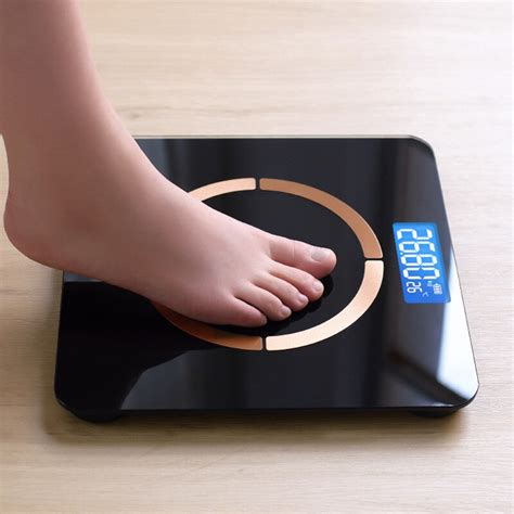 Usb Charging Weight Scale Smart Body Fat Scale Blu Grandado