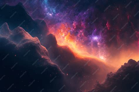 Premium Photo Space Nebula Night Gallaxy Illustration Cosmos Universe