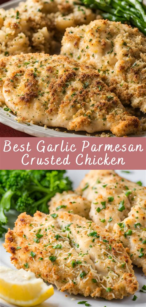 Best Garlic Parmesan Crusted Chicken Recipe Cheff Recipes