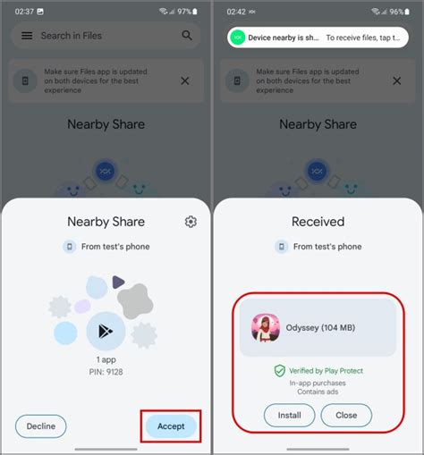 How To Share Files Between Two Androids Wireless And Wired Techwiser