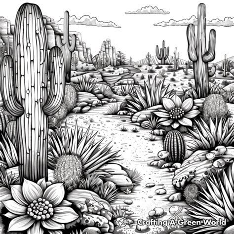Realistic Landscape Coloring Pages Free And Printable