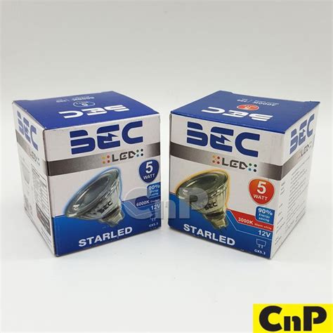 Bec หลอดฮาโลเจน Led Mr16 12v 5w รุ่น Starled Th
