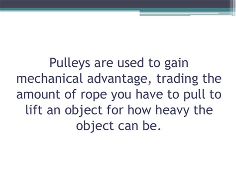 Pulley System PowerPoint Slides MyPrivateTutor Malaysia