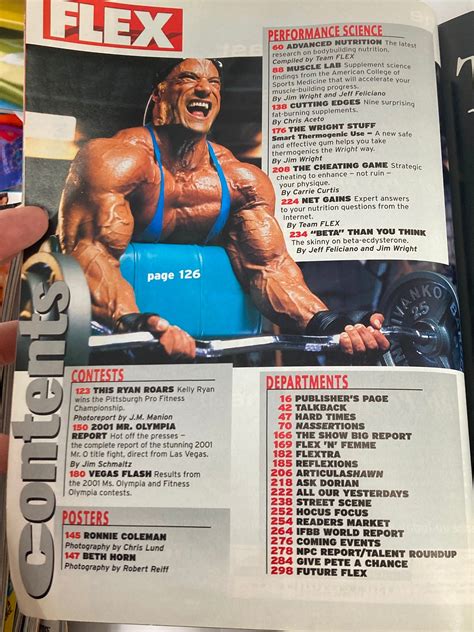 Flex Magazine Jan 2002 Coleman And Horn