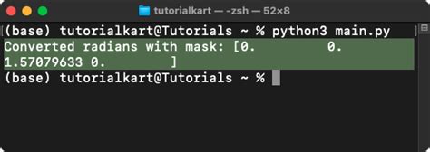 Numpy Deg2rad Convert Degrees To Radians