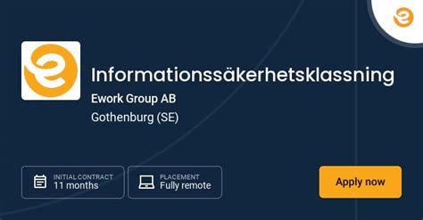 Informationssäkerhetsklassning