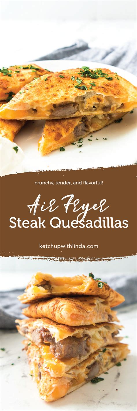 Crunchy And Flavorful Air Fryer Steak Quesadillas