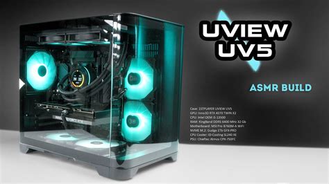 Uview Uv5 Black Panoramic Pc Build Rtx 4070 I5 13500 Asmr Pc