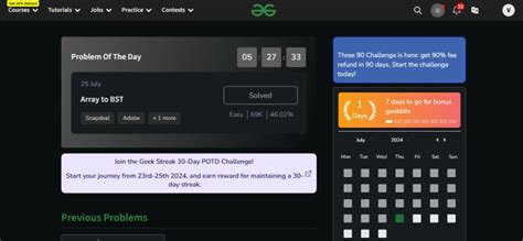 Day 1 Of Geekstreak2024 Challenge On Geeksforgeeks Vaibhav Raj