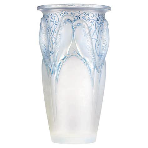 René Lalique Vase Aigrettes At 1stdibs